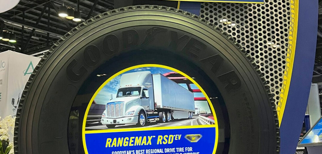 Goodyear unveils first electric vehicle tire for regional work vehicles ...