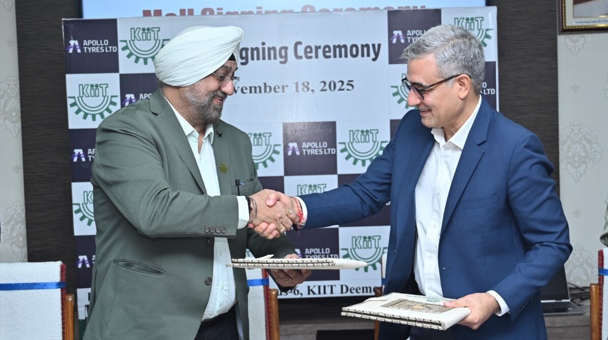 Apollo Tyres and KIIT announce strategic academic collaboration | Tire ...